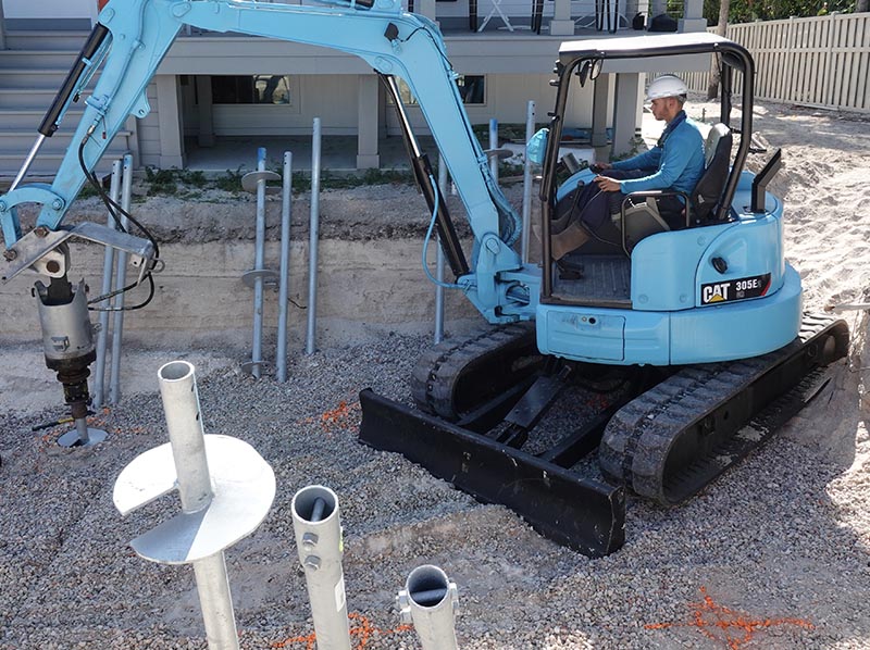 Naples Florida Swimming Pool Helical Installation - Coastal Foundation ...